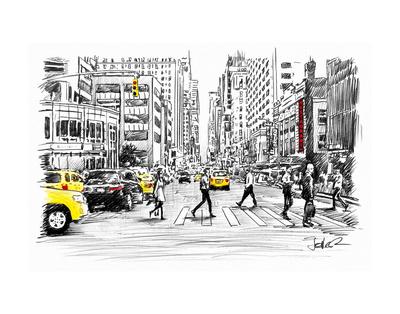 'Big Street' Poster - Loui Jover | AllPosters.com