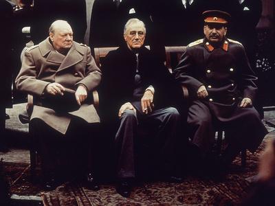 'Big Three Yalta 1945' Photographic Print | AllPosters.com