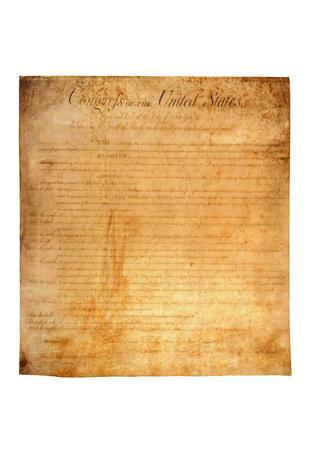'Bill of Rights (First 10 Amendments) Art Poster Print' Posters ...