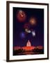 'United States Capitol Building and Fireworks' Photographic Print ...