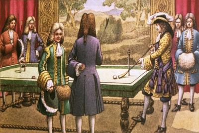 'Billiards, as Played by Louis Xiv at Versailles' Giclee Print - Pat ...