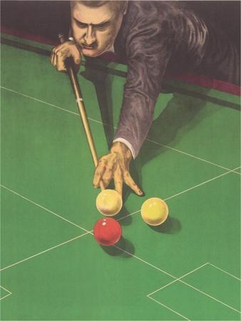 'Billiards Player' Prints | AllPosters.com