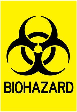'Biohazard Warning Art Poster Print' Prints | AllPosters.com