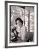 'Biologist Author Rachel Carson Working with Microscope at Her Home ...