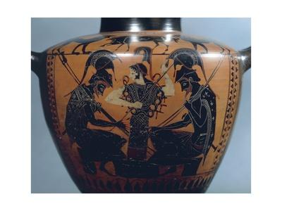 Achilles Black Figure Pottery