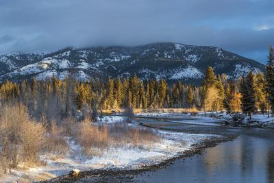 'Blackfoot River at Sunrise Near Ovando, Montana, USA' Photographic ...