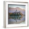 'Bled Island with the Church of the Assumption and Bled Castle ...