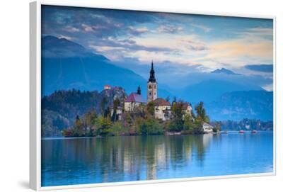 'Bled Island with the Church of the Assumption and Bled Castle ...