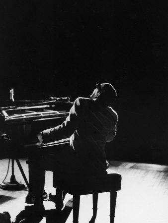 'Blind Singer and Jazz Pianist Ray Charles Performing in Concert at ...