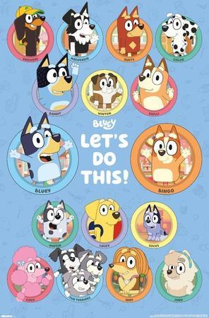 'Bluey - Grid' Prints | AllPosters.com