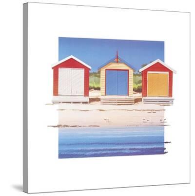 'Boat Shed Colour' Stretched Canvas Print - Bernie Walsh | AllPosters.com