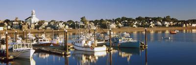 'Boats at a Harbor, Provincetown, Cape Cod, Barnstable County ...