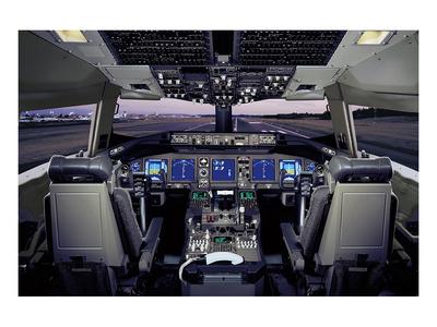 'Boeing 767 flat-panel flight deck' Premium Giclee Print | AllPosters.com