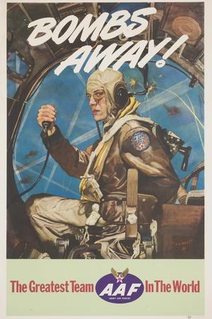 'Bombs Away! Poster' Giclee Print - Cecil Calvert Beall | AllPosters.com