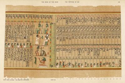 'Book of the Dead: Hall of the Two-Fold Maat Showing the Remaining 9 ...