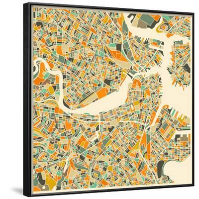 'Boston Map' Posters - Jazzberry Blue | AllPosters.com