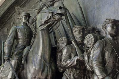 Boston Memorial Dedicated to Robert Gould Shaw (1837-1863), Colonel of the Federal Army of the ...