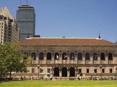 'Boston Public Library, 1848, Copley Square, Boston, Massachusetts, USA ...