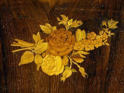'Bouquet of Flowers, Detail of Inlay from Table' Giclee Print ...