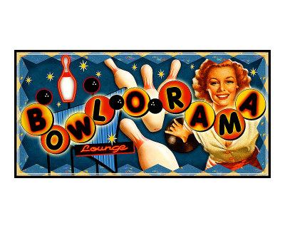 'Bowl at the Bowlorama' Giclee Print - Kate Ward Thacker | AllPosters.com