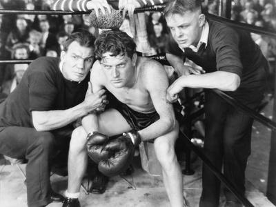 Boxer in Corner with Trainers Photo | AllPosters.com