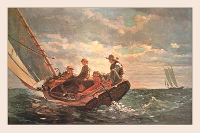 'Breezing Up' Posters - Winslow Homer | AllPosters.com