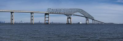 'Bridge across a River, Francis Scott Key Bridge, Patapsco River ...