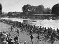 'British Rowing Team Crossing Finish Line' Photographic Print ...