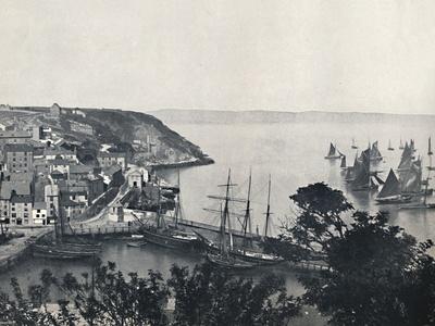 ''Brixham - The Lower Town, Showing Fishing Fleet', 1895' Photographic ...