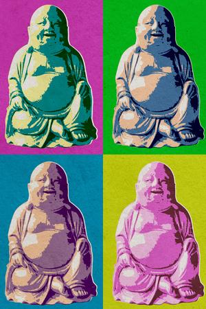 'Buddha Pop-Art Print' Posters | AllPosters.com