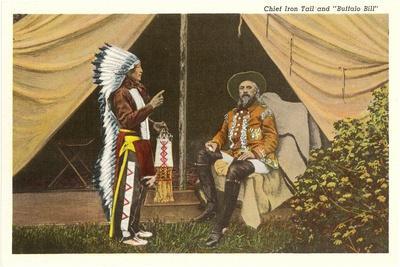 'Buffalo Bill and Chief Iron Tail' Prints | AllPosters.com