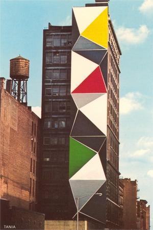 'Building with Modern Art Installation' Posters | AllPosters.com