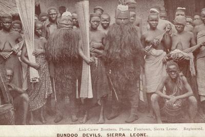 'Bundoo Devils, Sierra Leone' Photographic Print | AllPosters.com
