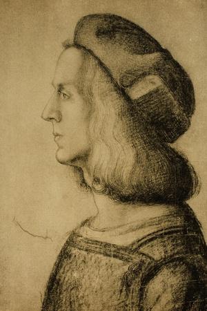 'Bust of a Man in Profile, Drawing by Leonardo Da Vinci. Gabinetto Dei ...