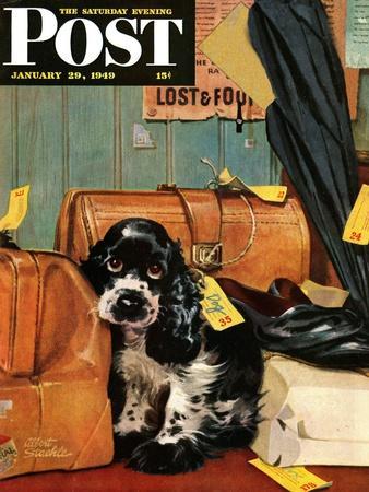 '"Butch in Lost & Found," Saturday Evening Post Cover, January 29, 1949 ...