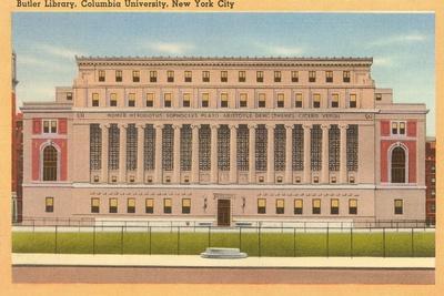 'Butler Library, Columbia University, New York' Posters | AllPosters.com