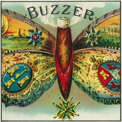 'Buzzer Brand Cigar Outer Box Label' Poster - Lantern Press ...