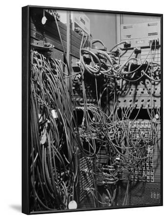 'Cables on Early Computer' Photographic Print - Jerry Cooke ...