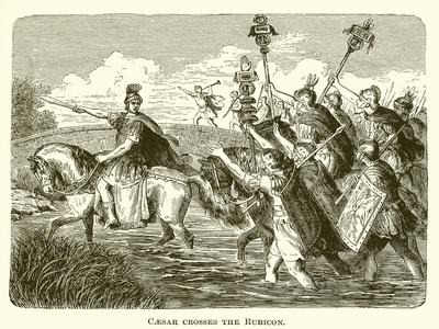 'Caesar Crosses the Rubicon' Giclee Print | AllPosters.com