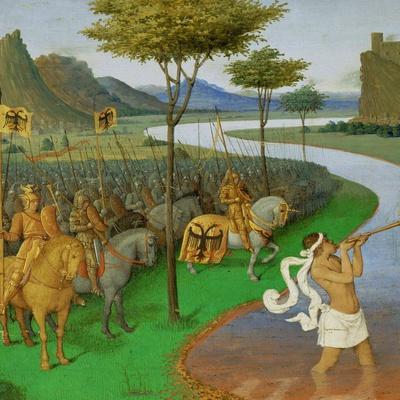 'Caesar Crossing the Rubicon' Giclee Print - Jean Fouquet | AllPosters.com