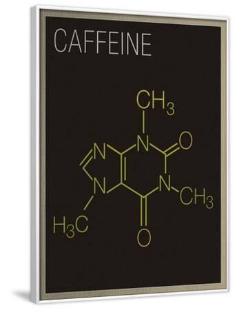 'Caffeine Molecule Art Print Poster' Posters | AllPosters.com