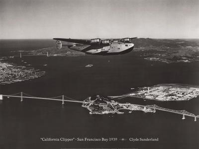 'California Clipper, San Francisco Bay, California 1939' Prints - Clyde ...