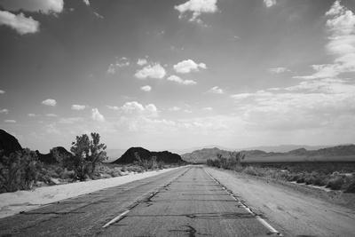 'California Desert Scene near Lancaster, Usa, 2022 (B/W Photo)' Giclee Print | AllPosters.com