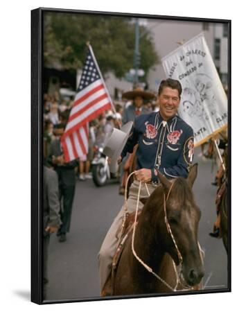 'California Republican Gubernatorial Candidate Ronald Reagan, in Cowboy ...