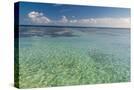 Calm sea and lagoon in tropical ocean view. Tranquil seascape with blue ...
