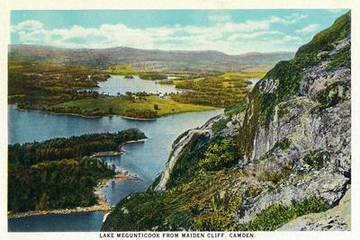 'Camden, Maine - Maiden Cliff View of Lake Megunticook' Prints ...