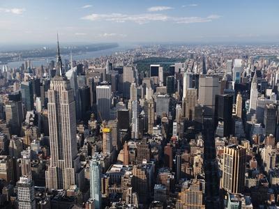 'Aerial View of Wall Street' Posters - Cameron Davidson | AllPosters.com