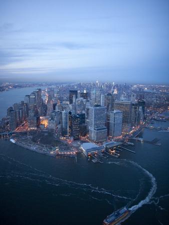 'Aerial View of Wall Street' Posters - Cameron Davidson | AllPosters.com