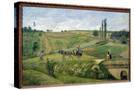 'Route D'ennery near Pontoise Painting by Camille Pissarro (1830-1903 ...