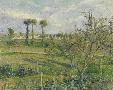 Sunset at Valhermeil, Auvers-sur-Oise Giclee Print - Camille Pissarro ...